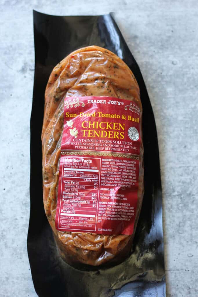 Trader Joe's sun-dried tomato chicken tenders - Air Fryer Chicken Recipes